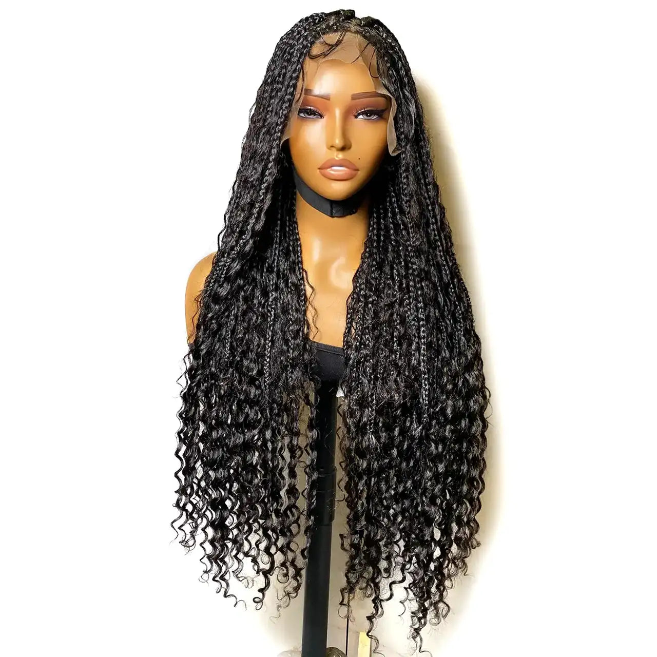 Human Hair Braided Lace Front Wigs for Black Women – Ygwigs