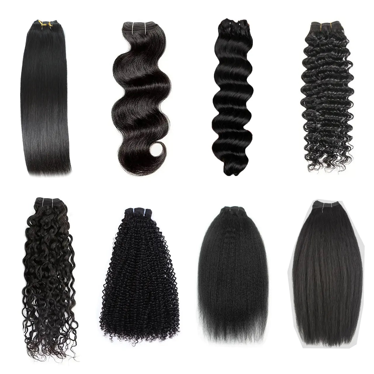 Sew in Hair Extensions Human Hair Bundles Weave – Ygwigs
