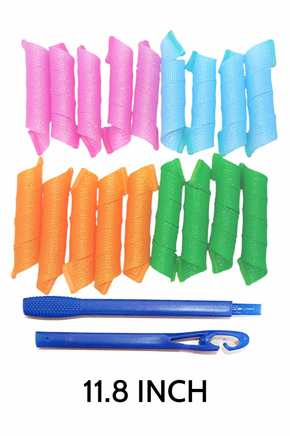 Magic Heatless Spiral Curlers for 4c Curly Hair to Sleep in