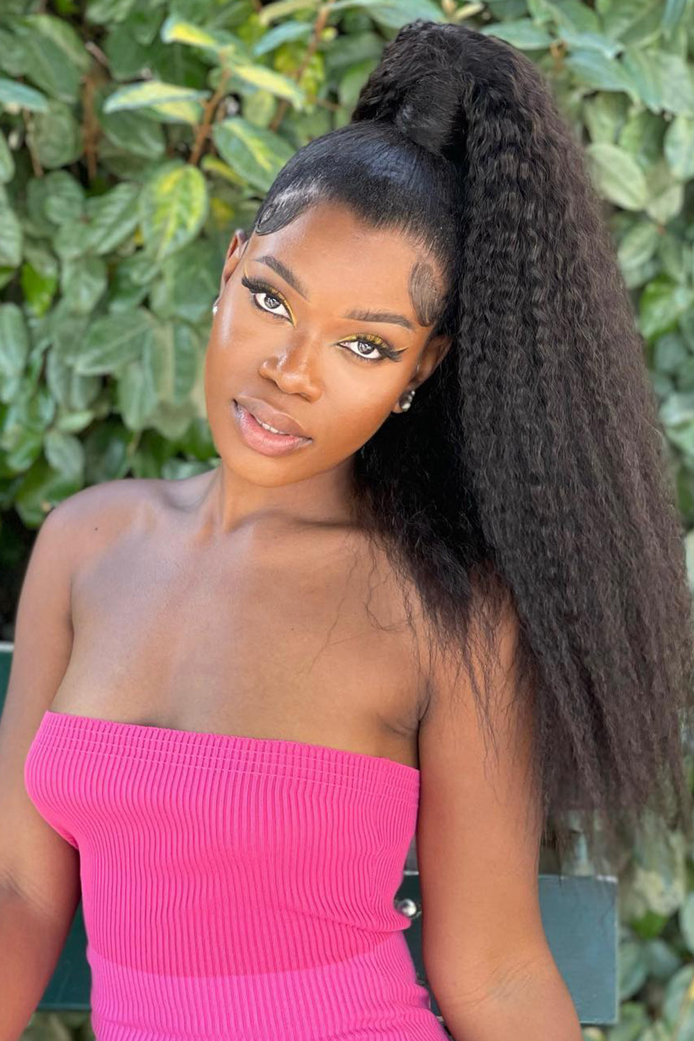 HD lace Instant Fake Baby Hair Edges Control Human Hair Reusable